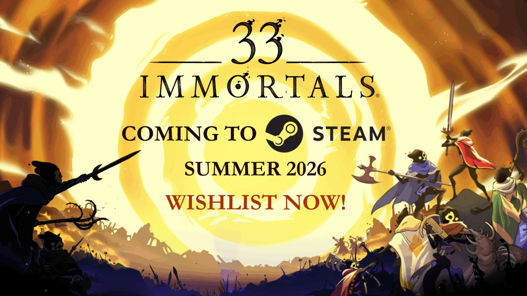 33 Immortals is coming to Steam! – Thunder Lotus