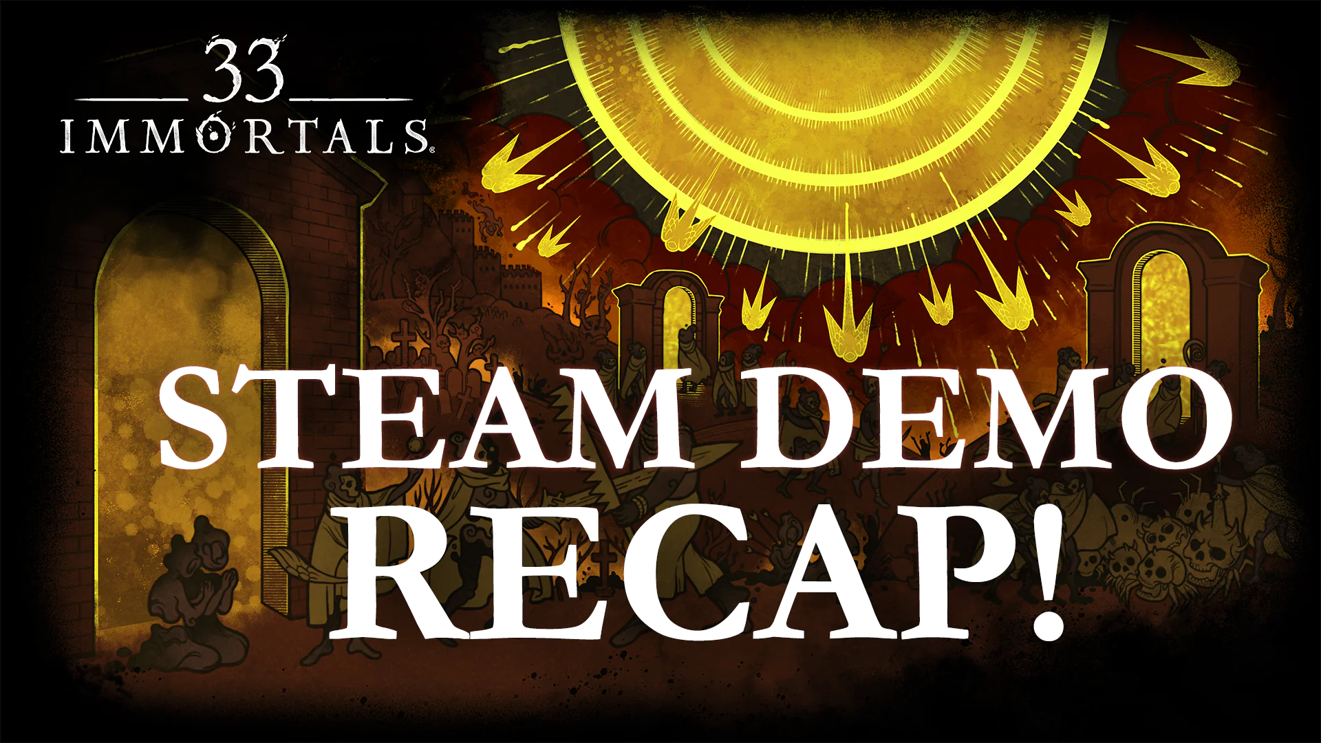 33 Immortals® Steam Demo Infographic – Thunder Lotus