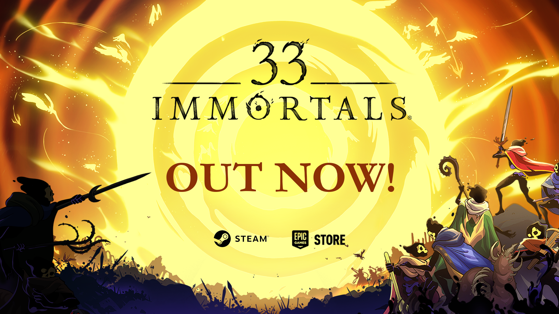 33 Immortals is out on Steam and Epic! (XBOX coming soon 🙏) – Thunder Lotus